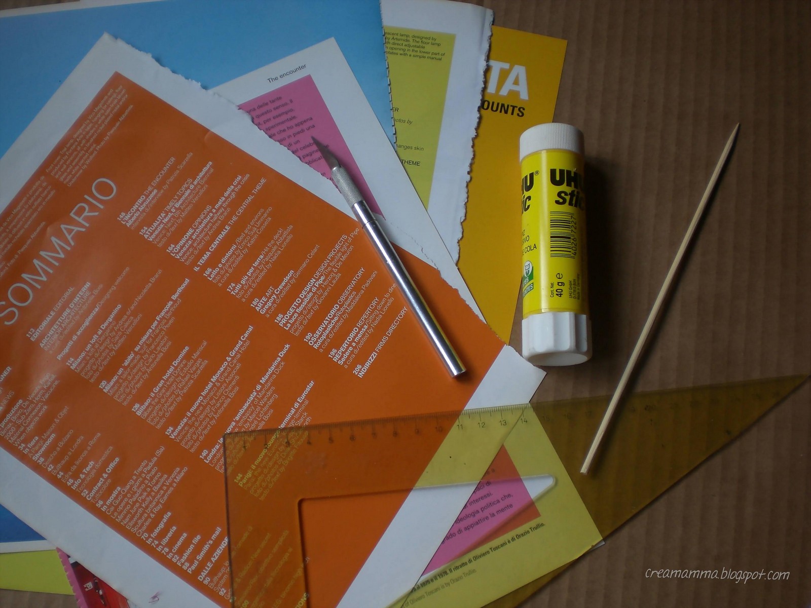 Diario di una Creamamma: Come fare dei rotolini di carta riciclata